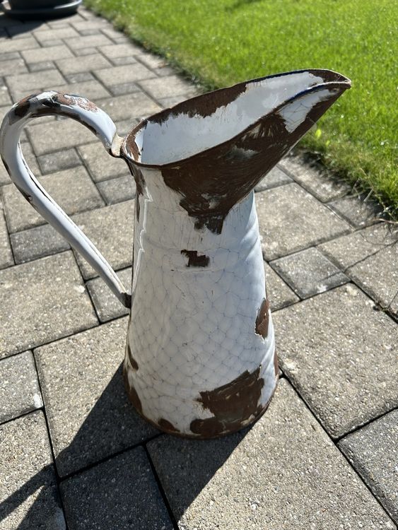 Shabby Chic Emaille Krug, Vintage, Deko (Gebraucht) in Kefikon ZH für ...
