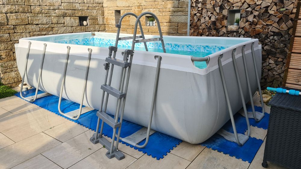 Pool 4x2x1m inkl. Heizung und Sandfilterpumpe (Gebraucht) in Dorf für ...