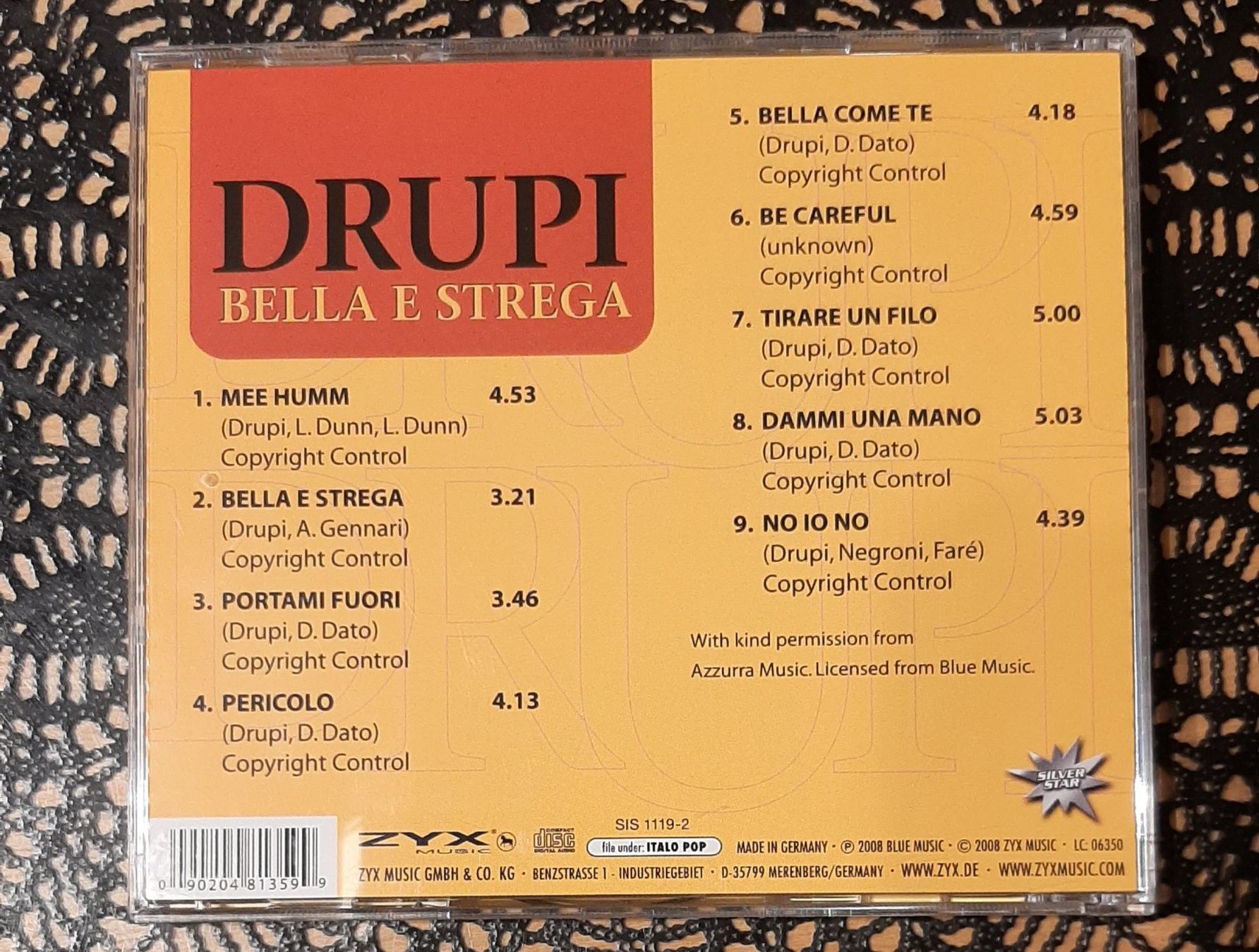 Drupi - Bella E Strega, ITA Pop Album 2008 (Gebraucht) in Schönenberg ...