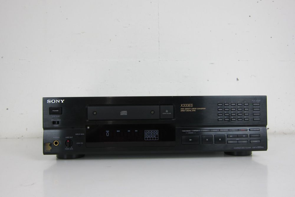Sony CDP-X333ES High-End CD Player in Schwarz ohne FB (Gebraucht) in ...