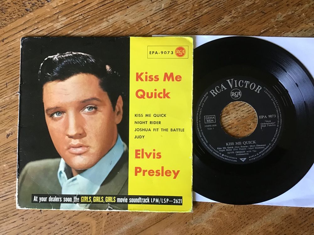 Elvis Presley german 7’’ EP 4 (Gebraucht) in Fully für CHF 10 – mit ...