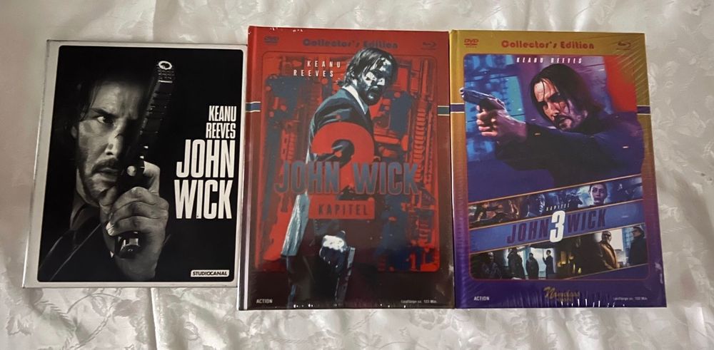 John Wick 1-3 - Mediabook Kollektion | Kaufen auf Ricardo