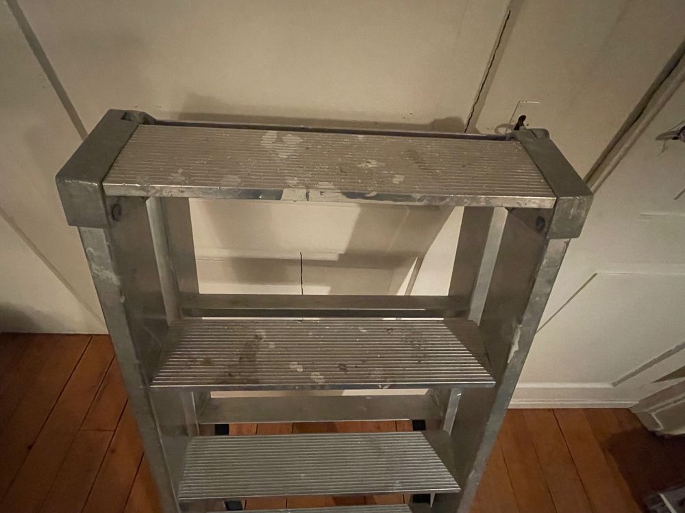 HB Systeme Typ 200 Doppelstufenleiter / Bockleiter Alu (Gebraucht) in ...