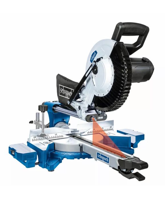 + Scheppach TOP Kappsäge Gehrungssäge Zugsäge Laser 48Z+60Z (Neu und ...