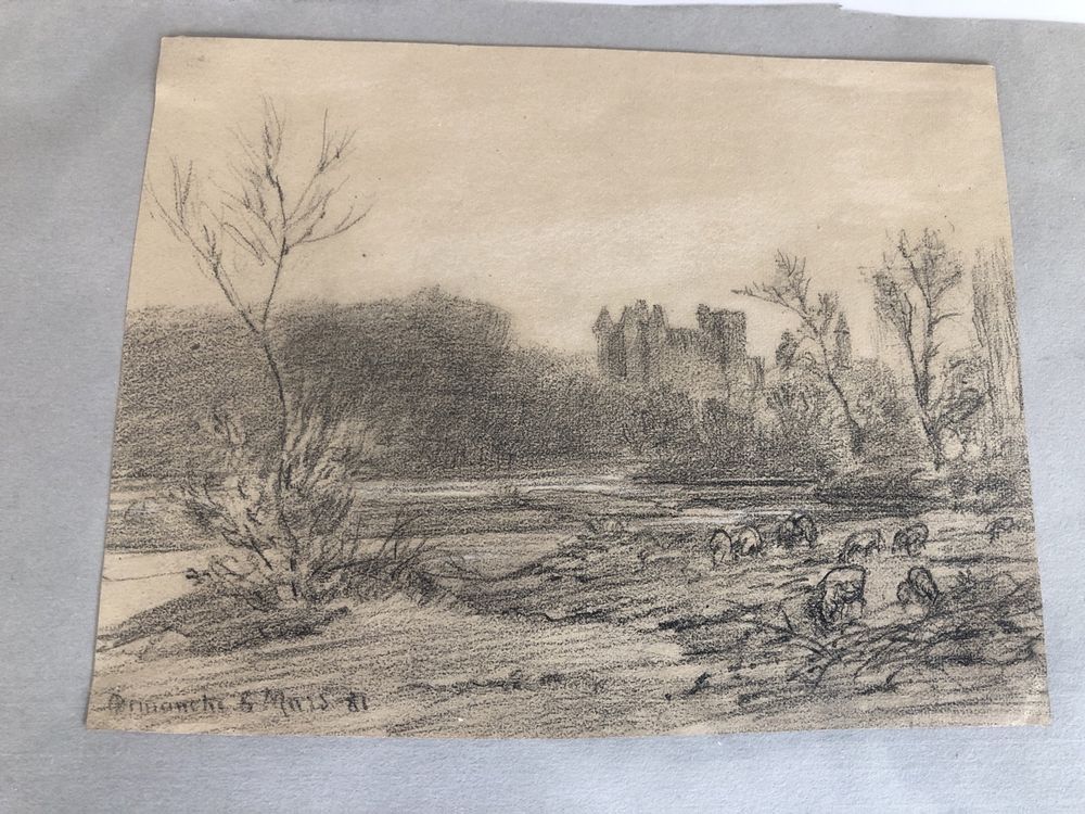 44 dessins au crayon de Théophile de Rütté Sutz Lattrigen (Gebraucht ...