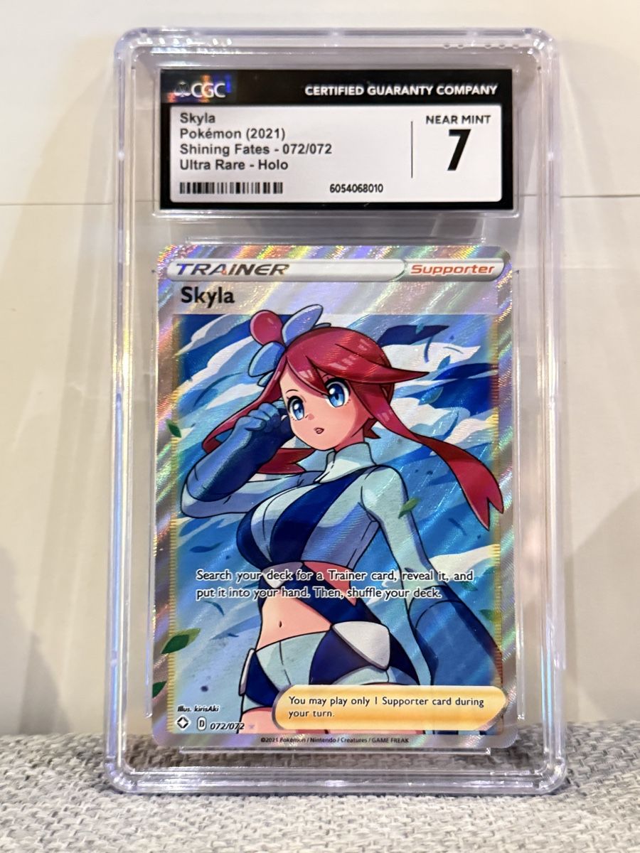Carte Pokémon ENG - Trainer Skyla Full art - 072 - CGC 7 (D'occasion) à ...