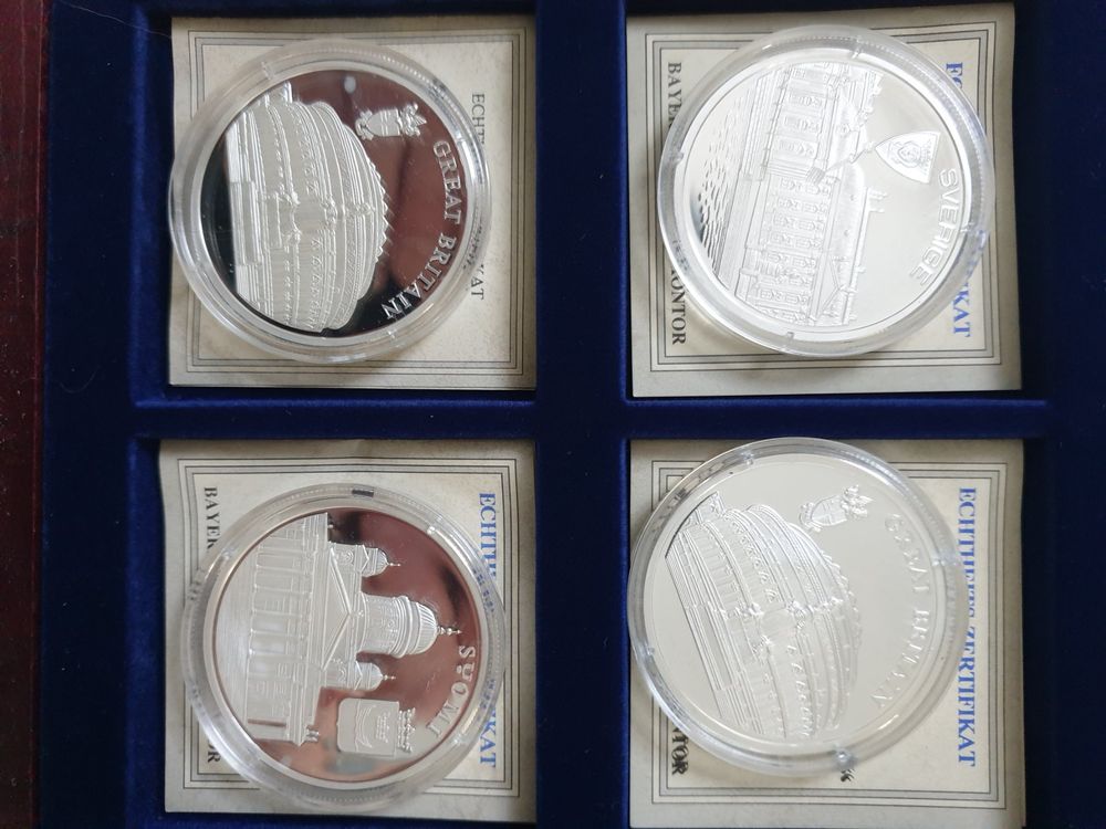 Pièces Europa 10 EURO 1996 argent 999 série complète (Neu und ...