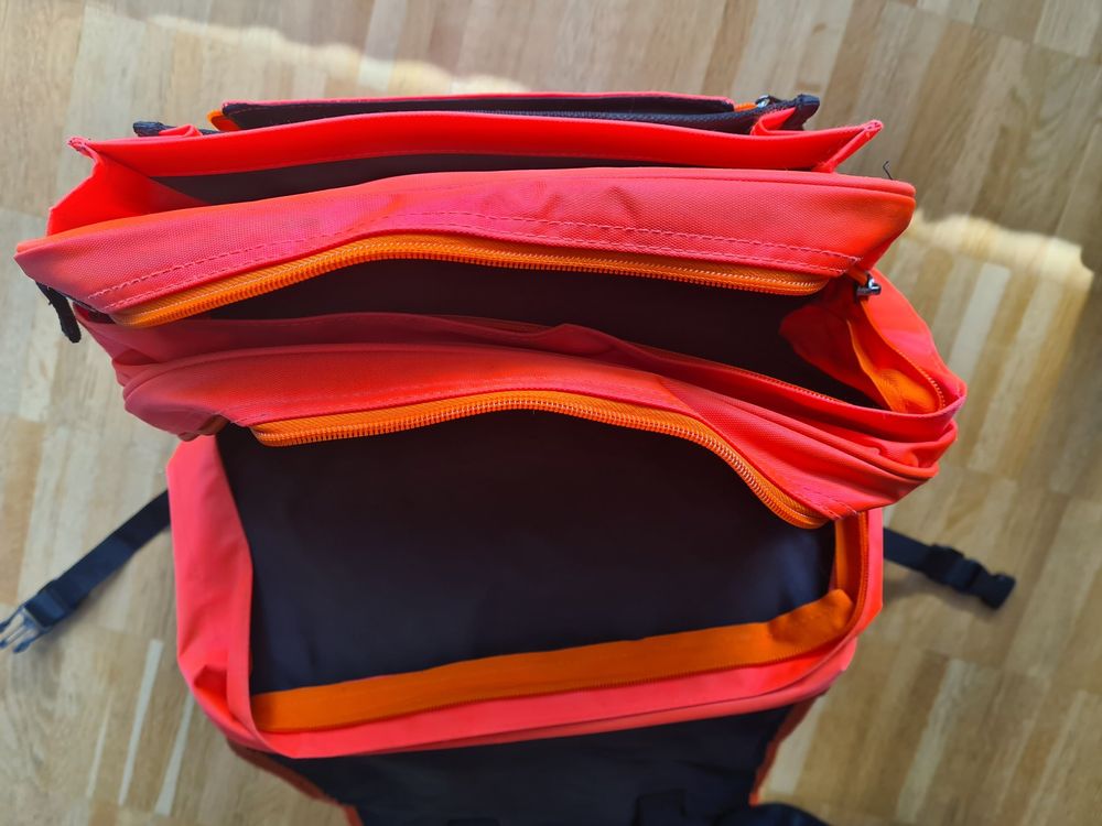 SBB-Sicherheitsrucksack orange mit Reflektorstreifen (Gebraucht) in ...
