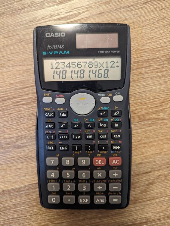 Taschenrechner Casio fx-115MS (Gebraucht) in Horgen für CHF 7 – mit Lieferung auf Ricardo kaufen