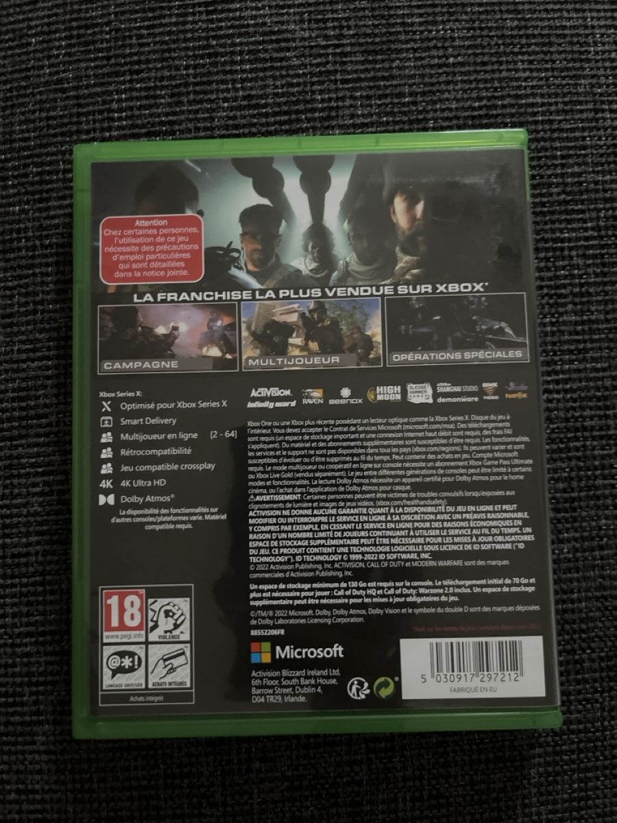 Call of Duty Modern Warfare II - Xbox Series X/One (Neuf (Voir ...