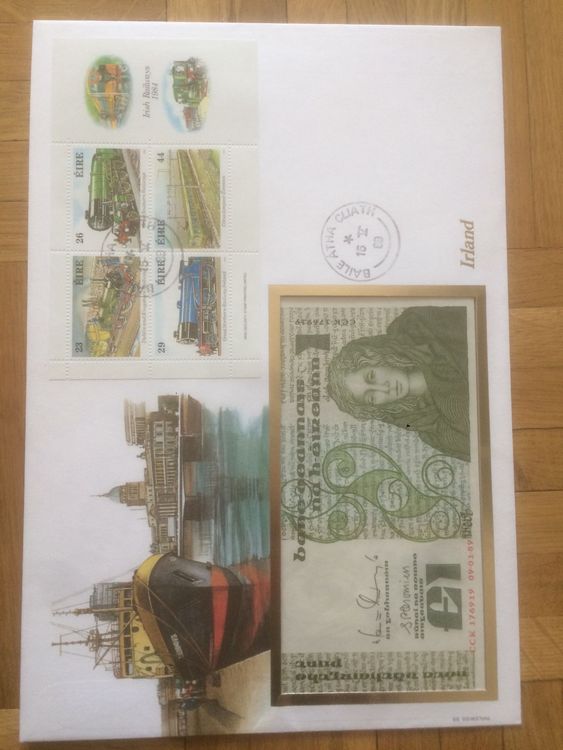 Banknotenbrief Irland (Neu und originalverpackt) in Muralto für CHF 17.5 – mit Lieferung auf ...