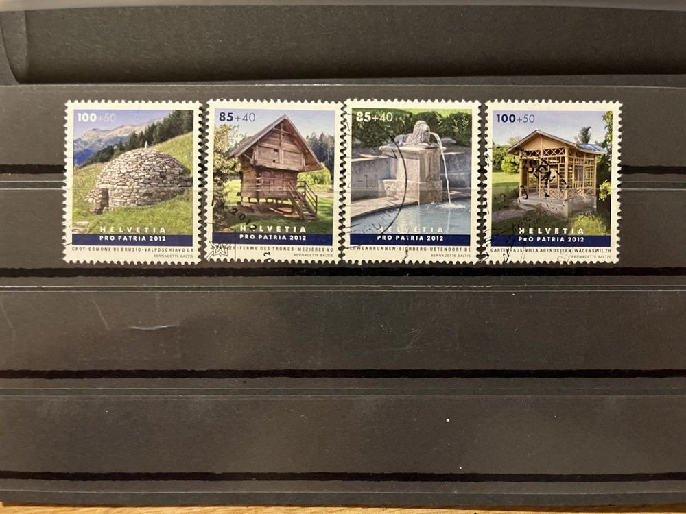 2012 Pro Patria Série oblitérée (Gebraucht) in Sottens für CHF 2 – mit Lieferung auf Ricardo kaufen
