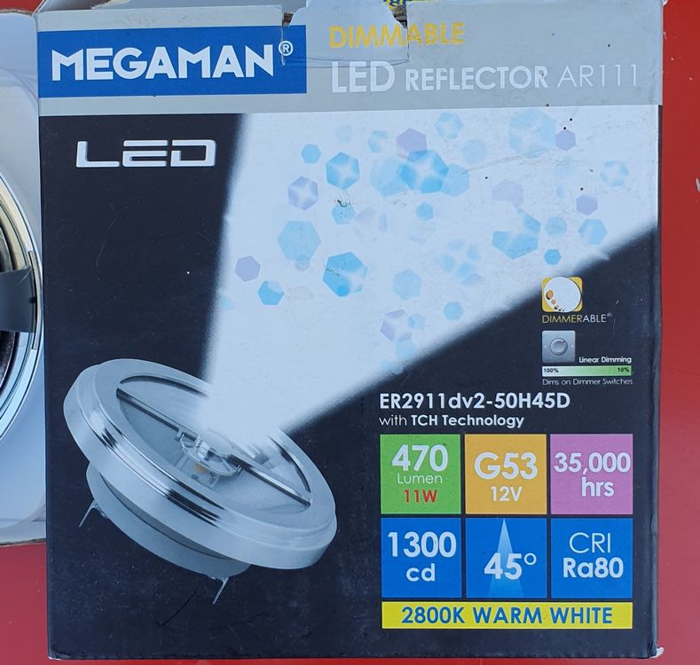 Megaman Dimmable LED reflector AR111 (Neu und originalverpackt) in ...