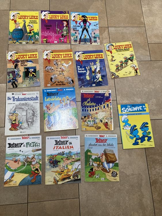 14x Comics Asterix, Lucky Luke, Schlümpfe (Gebraucht) in für CHF 41 ...
