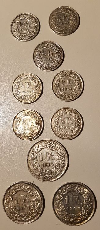 Lot Schweizer Silbermünzen | Kaufen auf Ricardo