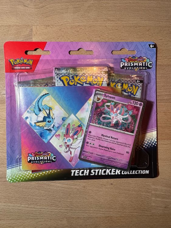 Pokemon Prismatische Entwicklung Tech Sticker Collection (Neu und ...