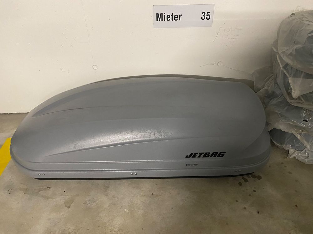 Dachbox JETBAG Holiday 50 lnkl. Dachträger MontBlanc (Gebraucht) in ...