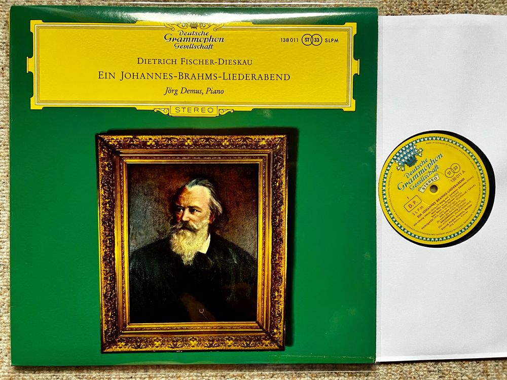 Ein Johannes-Brahms-Liederabend - Dieskau & Demus LP 🛀 (Gebraucht) in Unterseen für CHF 9.9 ...