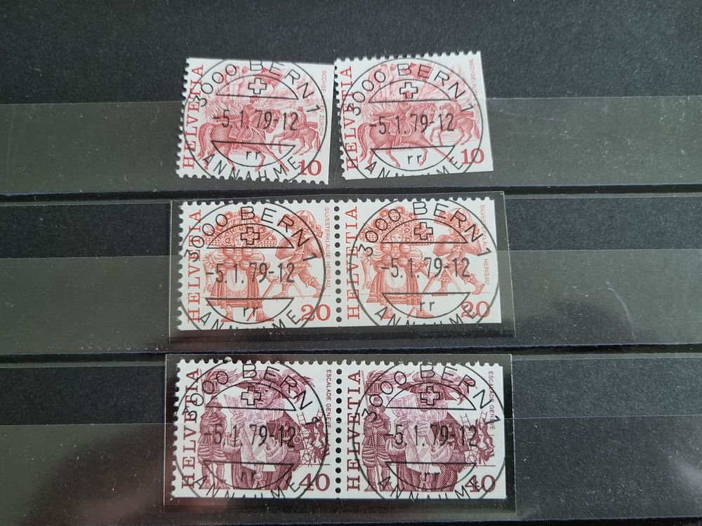 1979 ET Vollstempel Markenheft Volksbräuche (Gebraucht) in Arni AG für CHF 3 – mit Lieferung auf ...