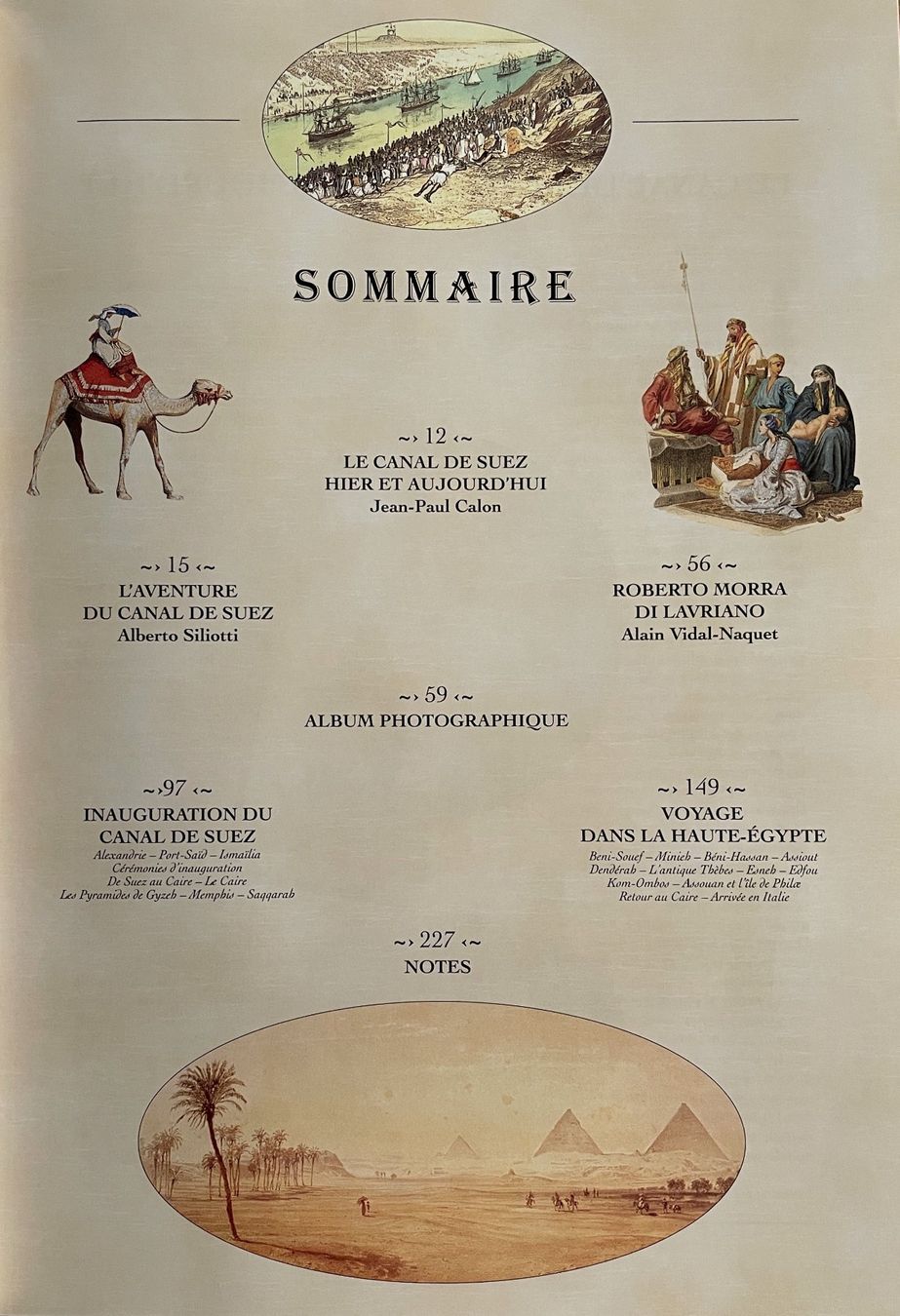 Journal de voyage en Egypte - Inauguration du canal de Suez (Gebraucht ...