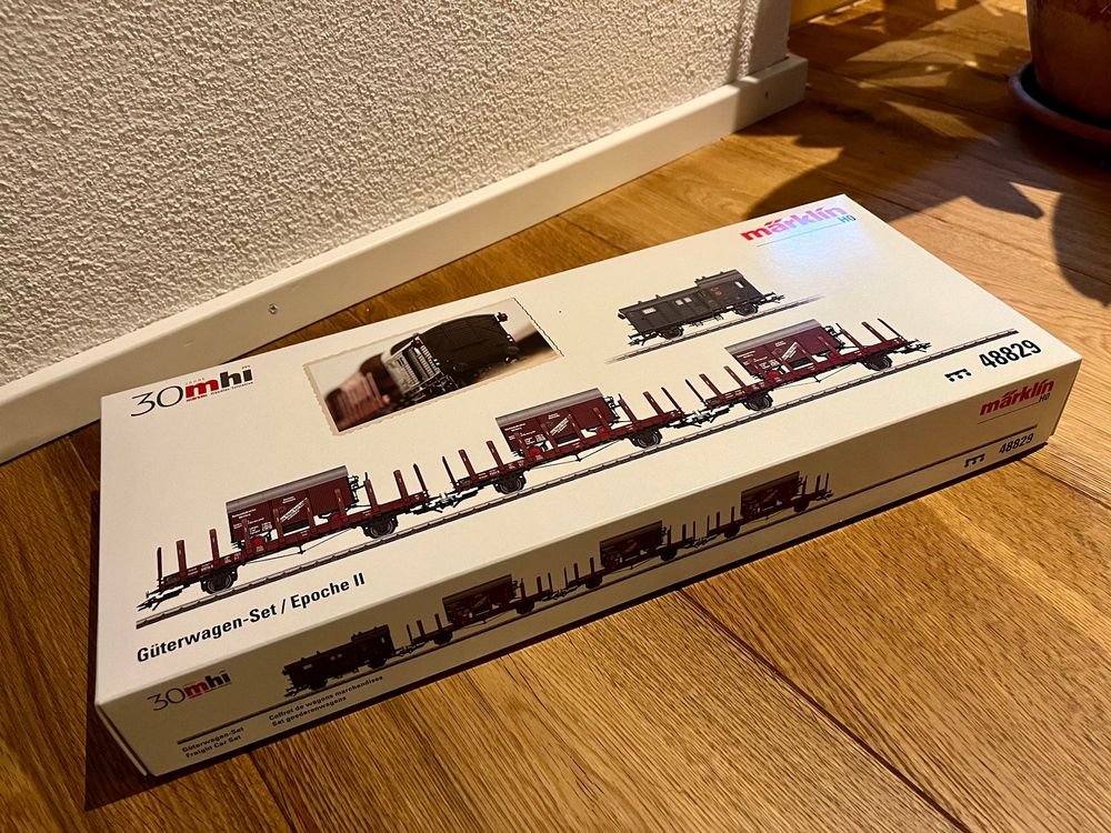 Märklin Güterwagen Rungenwagen inkl. Ladung aus Set 48829 | Kaufen auf ...
