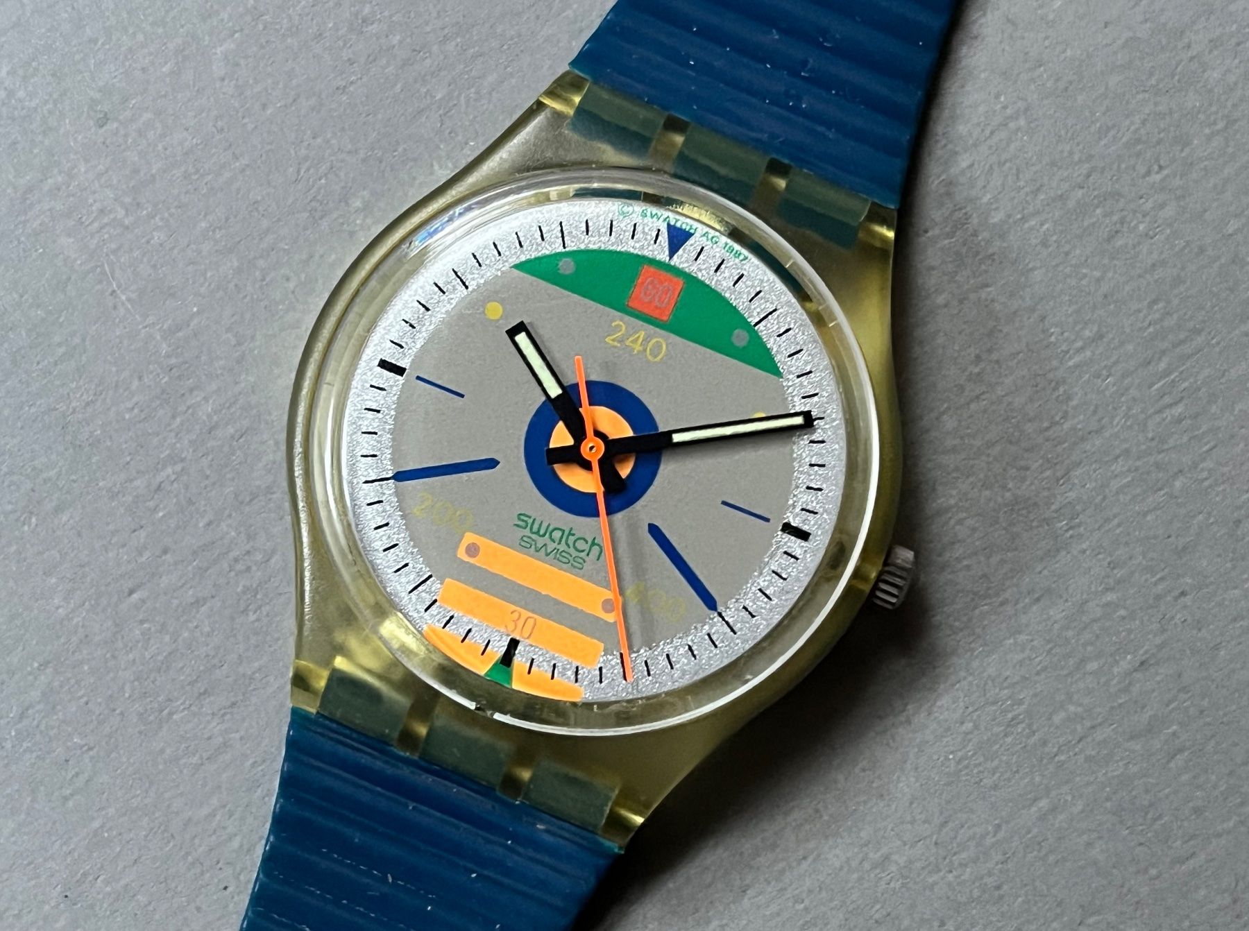 Swatch Gent Speedweek GK112 1988 selten Top Zustand (Neu (gemäss ...