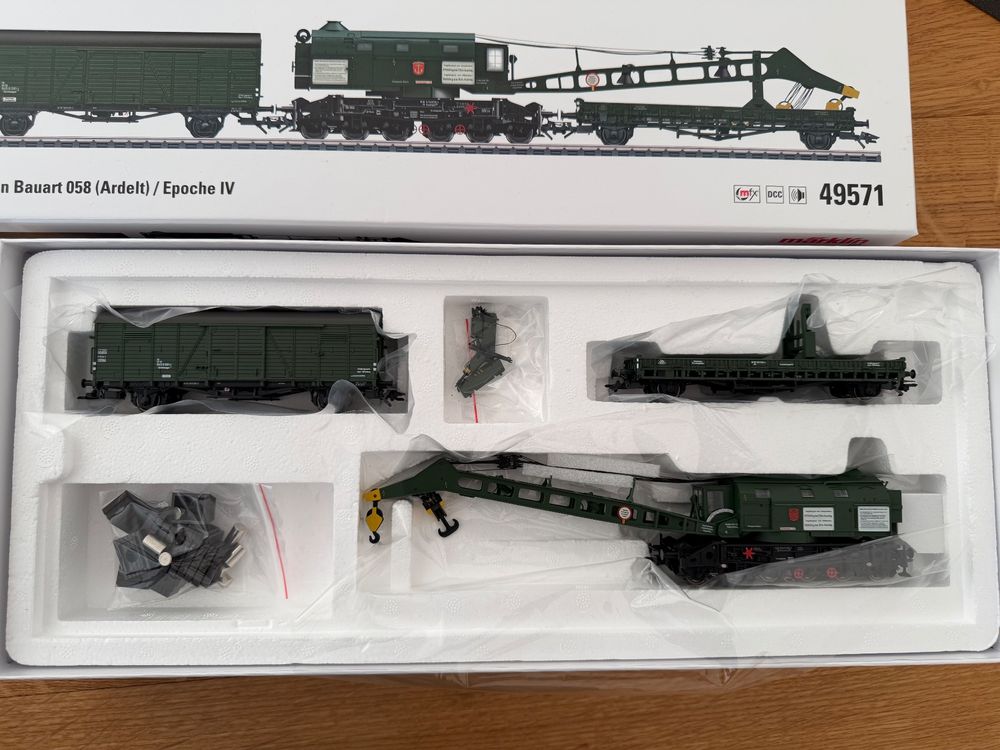 Märklin 49571 Dampfkran Ardelt 57t, DB, Ep. IV (Gebraucht) in hünenberg ...