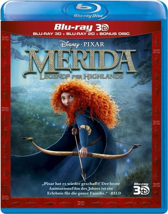 Merida 3D - Legende der Highlands (Blu-Ray) (Neu (gemäss Beschreibung ...