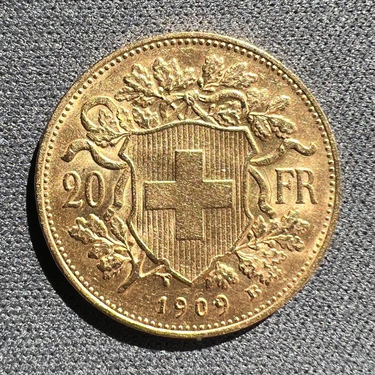 Goldvreneli 20 Fr. 1909 | Kaufen auf Ricardo