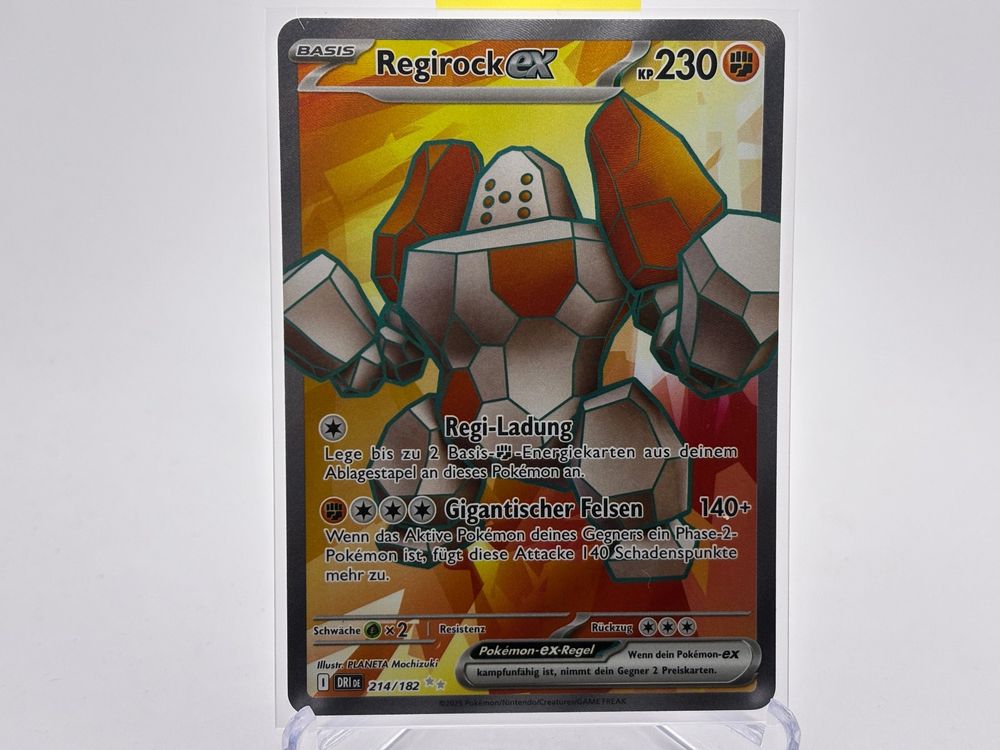 Ewige Rivalen - Regirock ex (DRI 214) - DE (Neu (gemäss Beschreibung ...