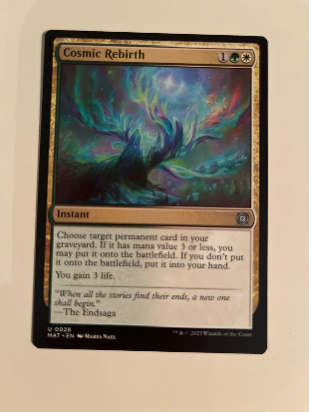 1 x Cosmic Rebirth - Magic: The Gathering - MtG (Gebraucht) in Kriens ...