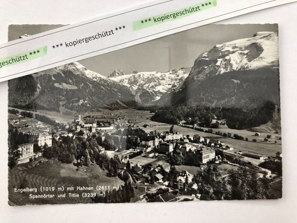 Engelberg mit Hahnen, Spannörter, Titlis AK (Gebraucht) in Hefenhofen für CHF 1 – mit Lieferung ...