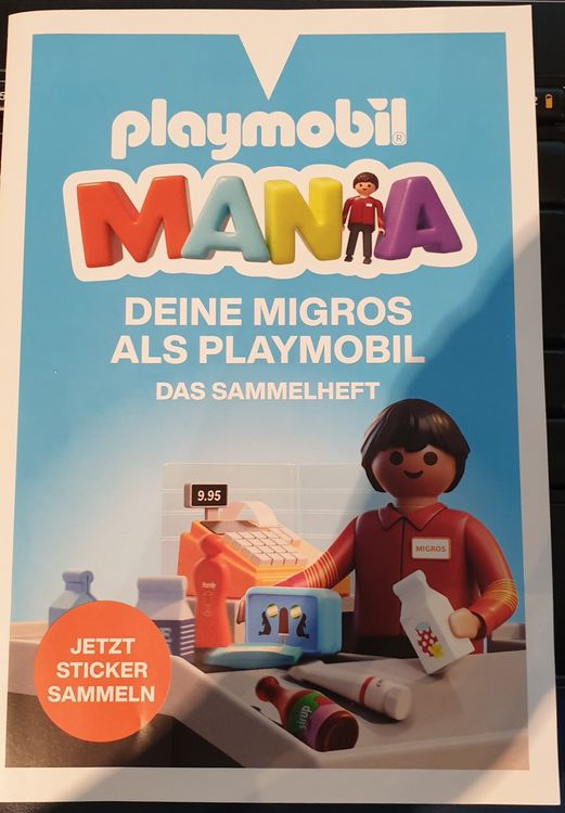 Playmobil Mania Migros Sticker 17 Stk. Inkl.Sammelheft (Gebraucht) in ...