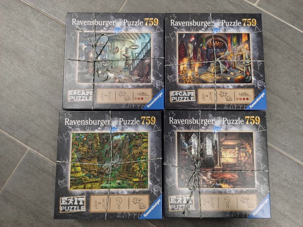 4 Puzzles Ravensburger Escape | Kaufen auf Ricardo