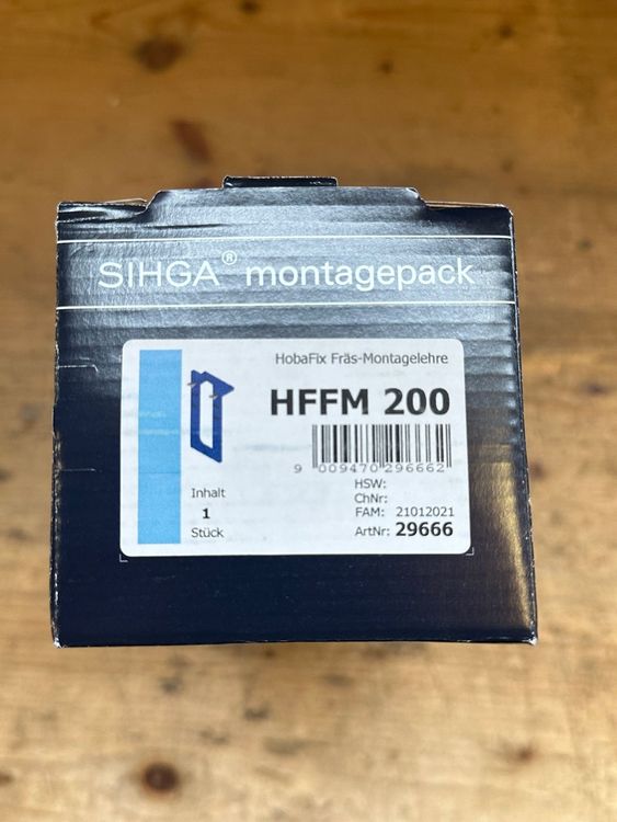 SIHGAFräs-Montagelehre mit Anschlag HFFM 200 / S29666 (Neu und ...