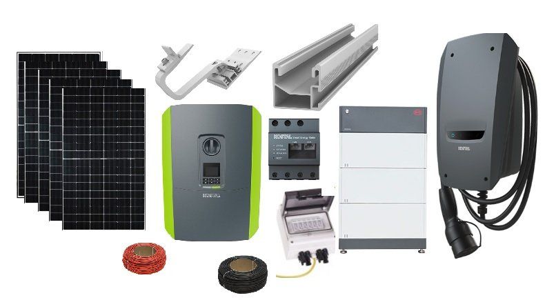 10 kWp Set PV-Anlage/Speicher/K2 Montagesystem/Wallbox (Neu und ...