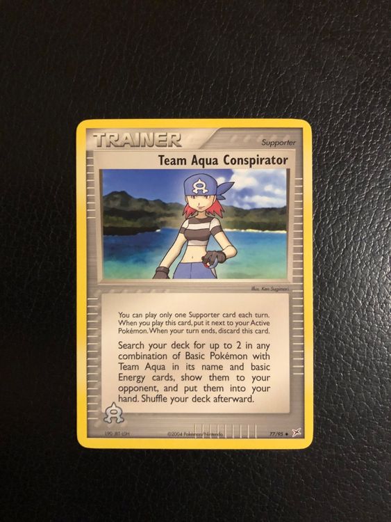 Ex Team Magma vs. Team Aqua - Team Aqua Consp. 77/95 NM Ab 1 (Gebraucht) in Paradiso für CHF 1 ...