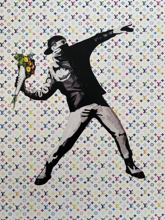 DEATH NYC « Banksy Flowers Thrower » 26/100 | Kaufen auf Ricardo