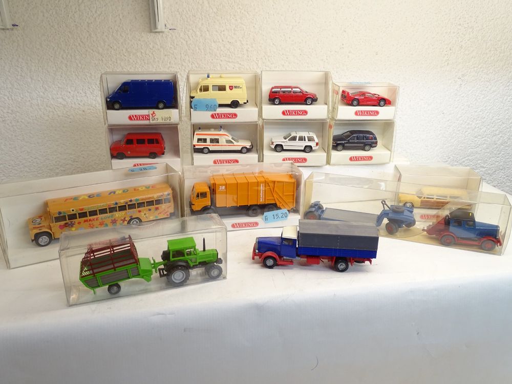 Wiking 14 x Diverse Autos, 1:87, H0, OVP / 8 | Kaufen auf Ricardo