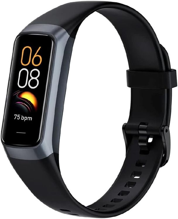 Amoled Smart Watch Uhr Fitness Tracker Schrittzähler Temp (Neu und ...