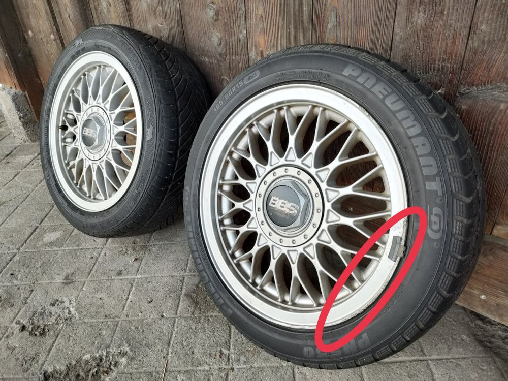Golf 2 GTI G60, Paar originale BBS Felgen 15" Alufelgen BBS | Kaufen auf Ricardo