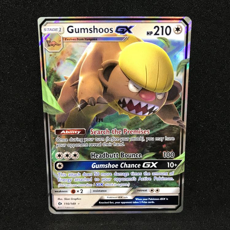 Gumshoos GX - Carte Pokemon Karte 110 Argouste/Manguspektor | Kaufen ...
