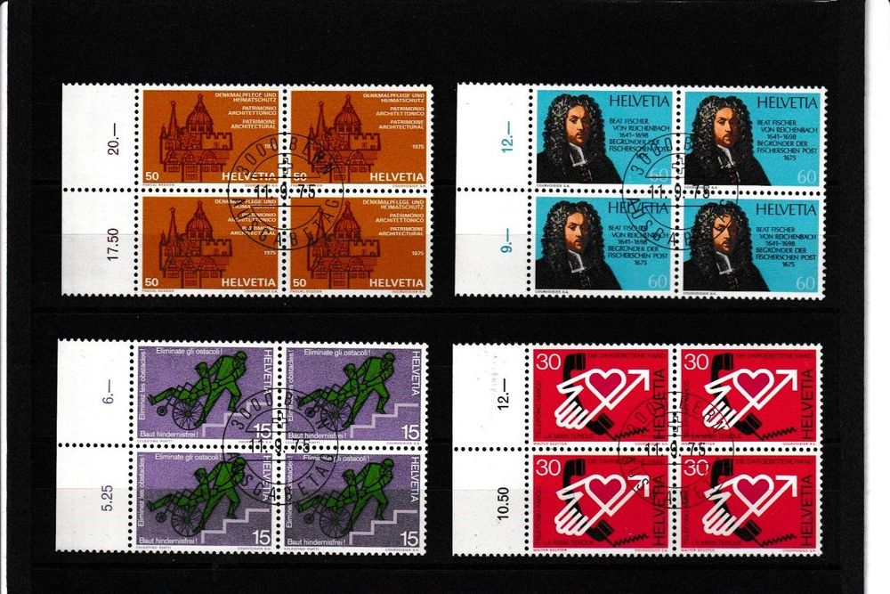 Viererblock 1975 (Gebraucht) in BREMGARTEN AG für CHF 1 – mit Lieferung auf Ricardo kaufen