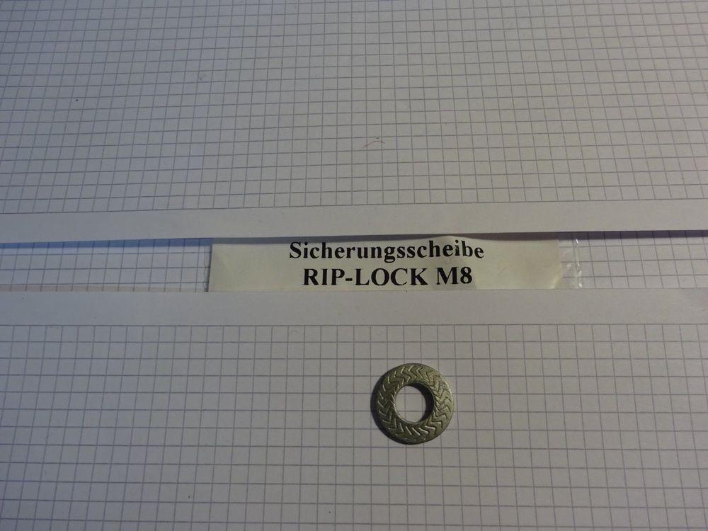 Sicherungsscheibe RIP-LOCK M8 / 32 Stück / ab 1.- | Kaufen auf Ricardo