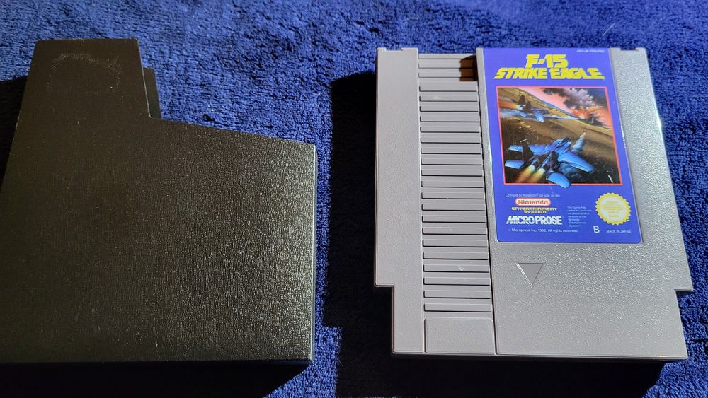 F 15 Strike Eagle / Nintendo NES Spiel. (Pal B)inkl.Schuber (Neu ...