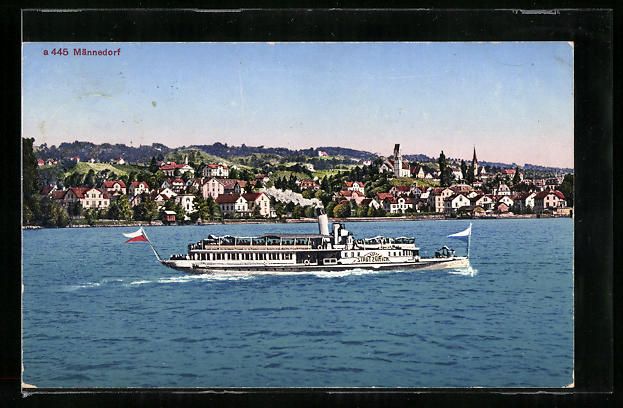 Männedorf, Dampfer Stadt Zürich, Gesam (Gebraucht) in Berlin für CHF 5 ...