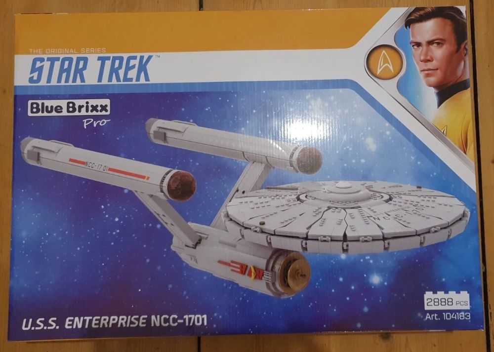 Star Trek U.S.S. Enterprise NCC-1701 BlueBrixx Pro Set (Neu und ...