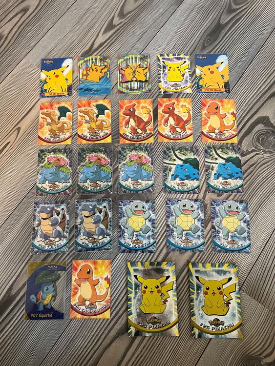 Pokemon topps Pikachu Charizard Blastoise Venusaur | Kaufen auf Ricardo