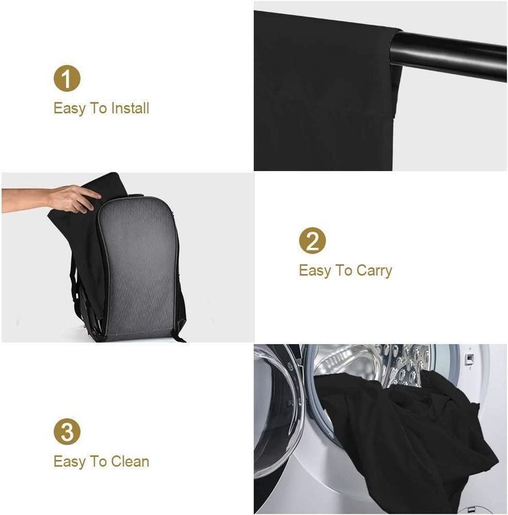 2x Photo Studio Fotohintergrund 2 x 3m (Neu (gemäss Beschreibung)) in ...