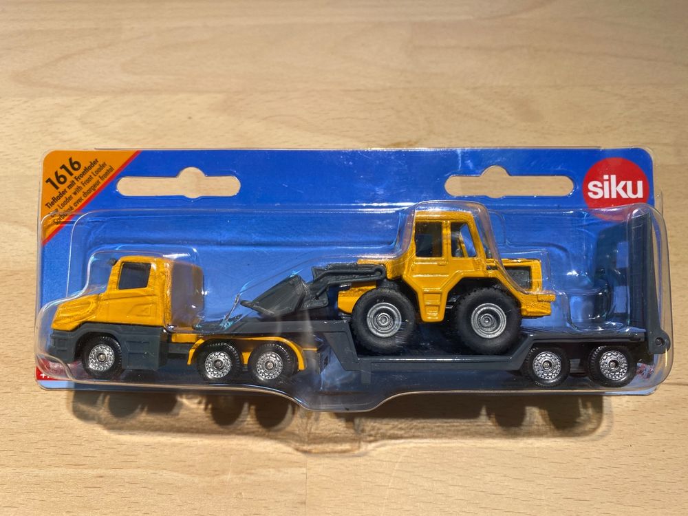 Siku Tieflader mit Frontlader | Kaufen auf Ricardo